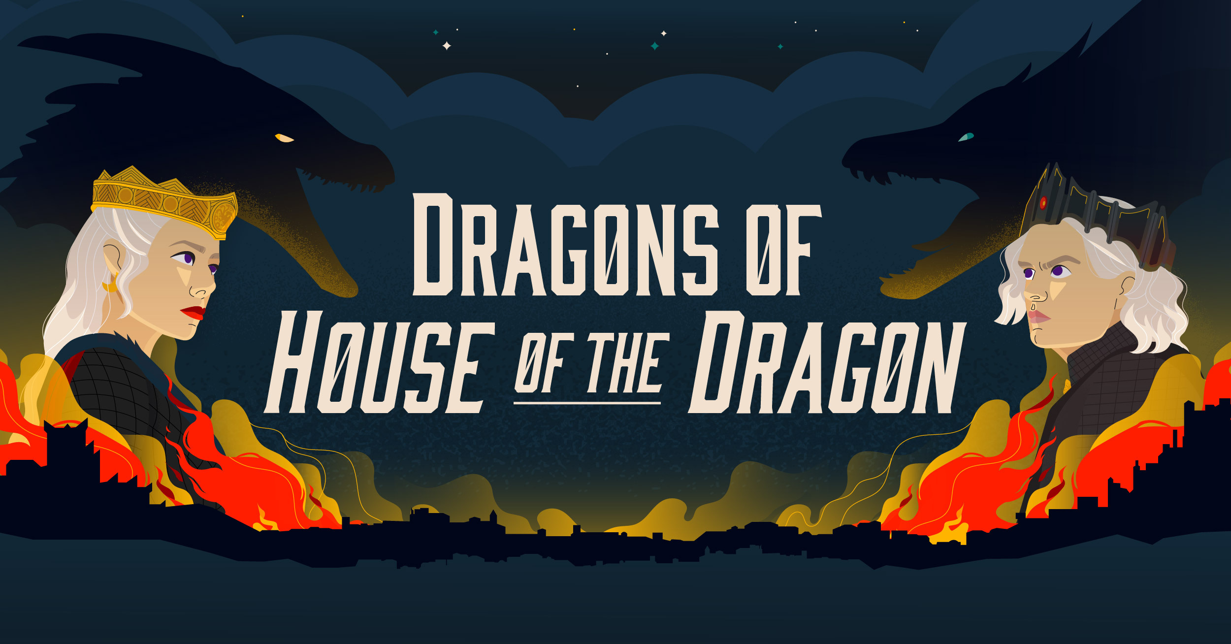 Dragons of 'House of the Dragon': An Infographic Guide | Lemonly